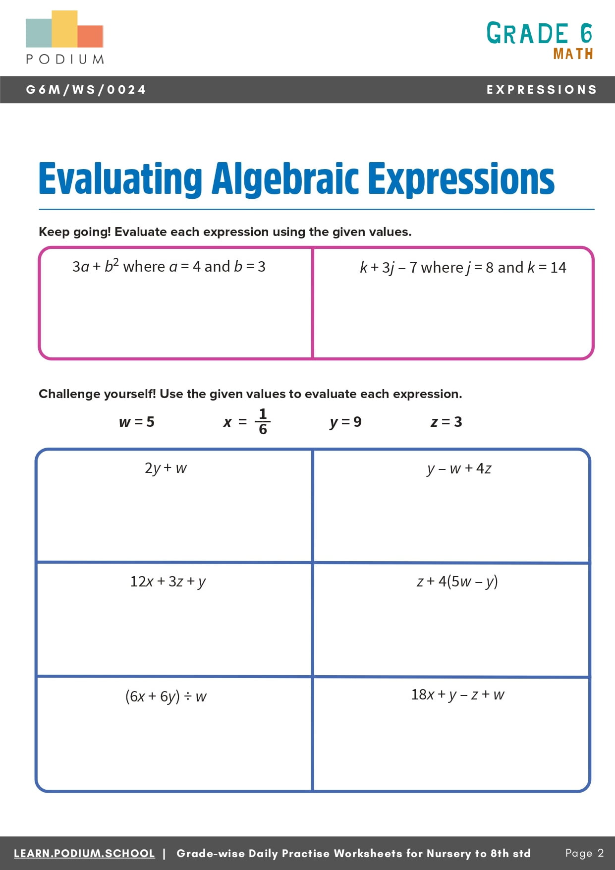 Gr6Math_0024_Algebra_Evaluating Expressions (1)_page-0003 – Podium PRO
